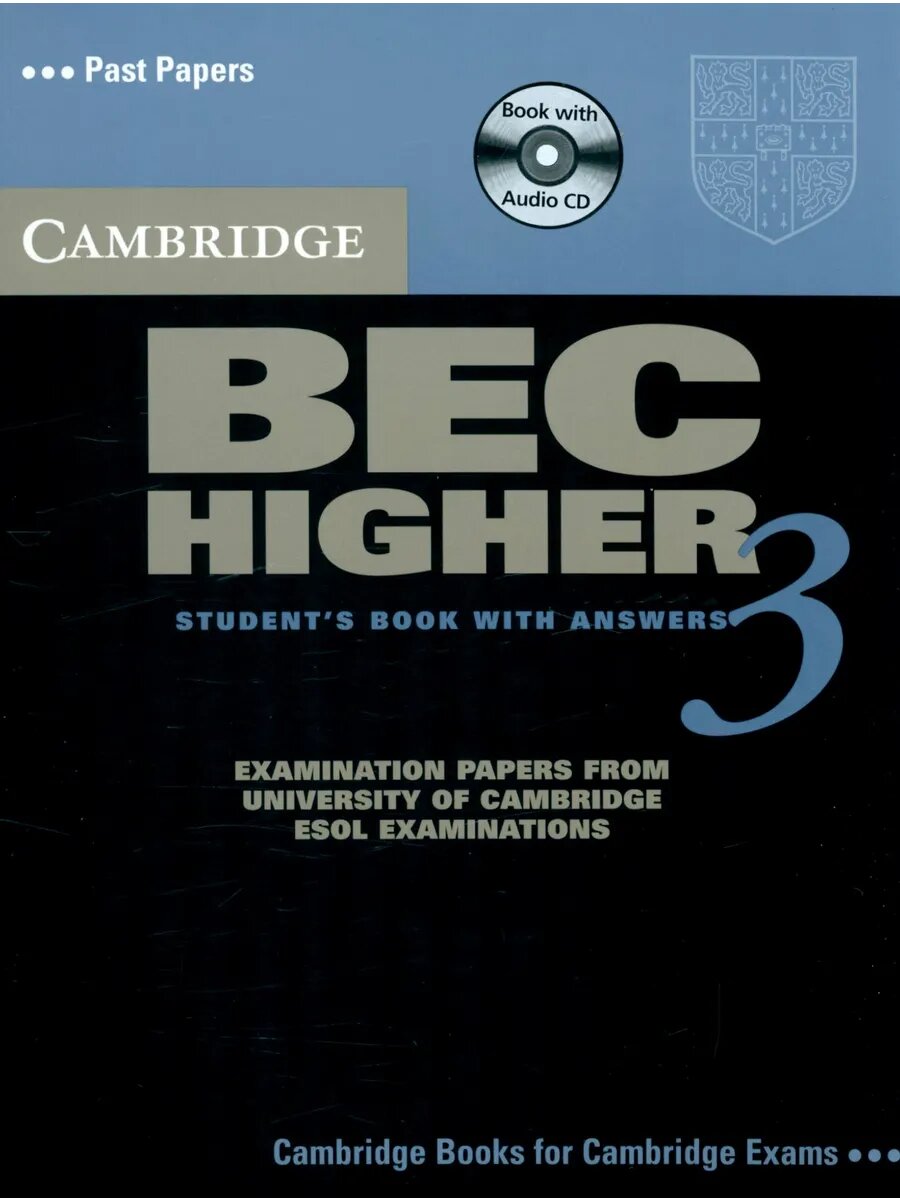 Cambridge BEC Higher 3. Student's Book with answers. Whith A