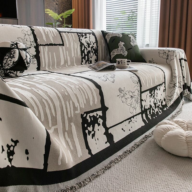 Чехол для дивана из синельной ткани, удобное и прочное одеяло для дивана