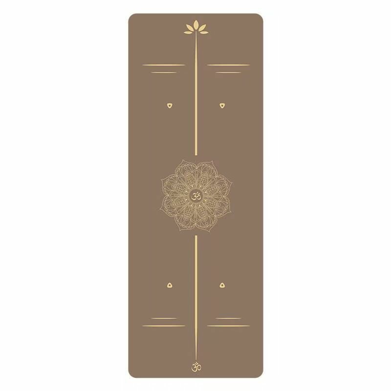 Коврик для фитнеса и йоги каучуковый нескользящий гимнастический спортивный с сумкой - чехлом, подарки женщине