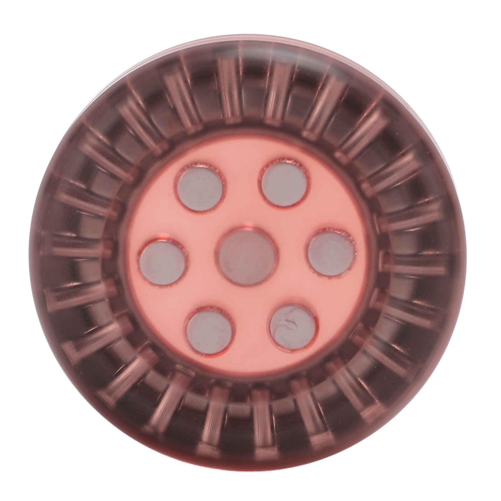 Портативная игрушка-гироскоп для пальцев в виде монетки, игрушка для взрослых, для путешествий, работы и дома, розовая.