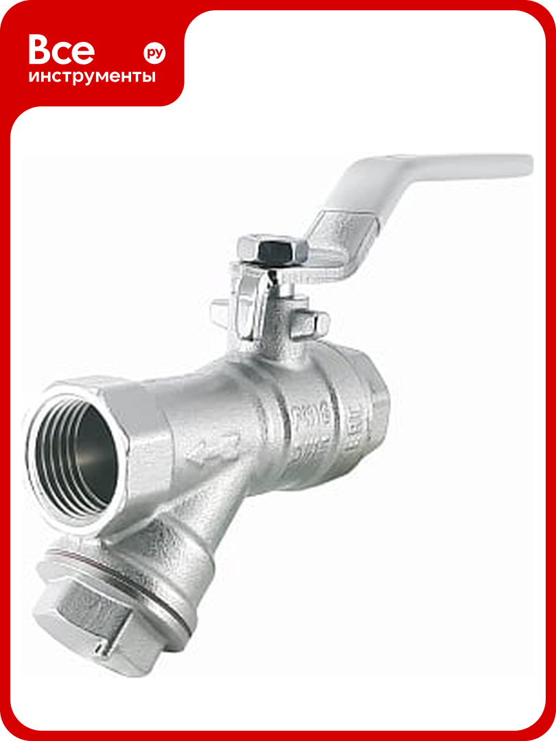 Шаровой кран STI фильтр 15 00000003673 для надежного соединения трубопроводов