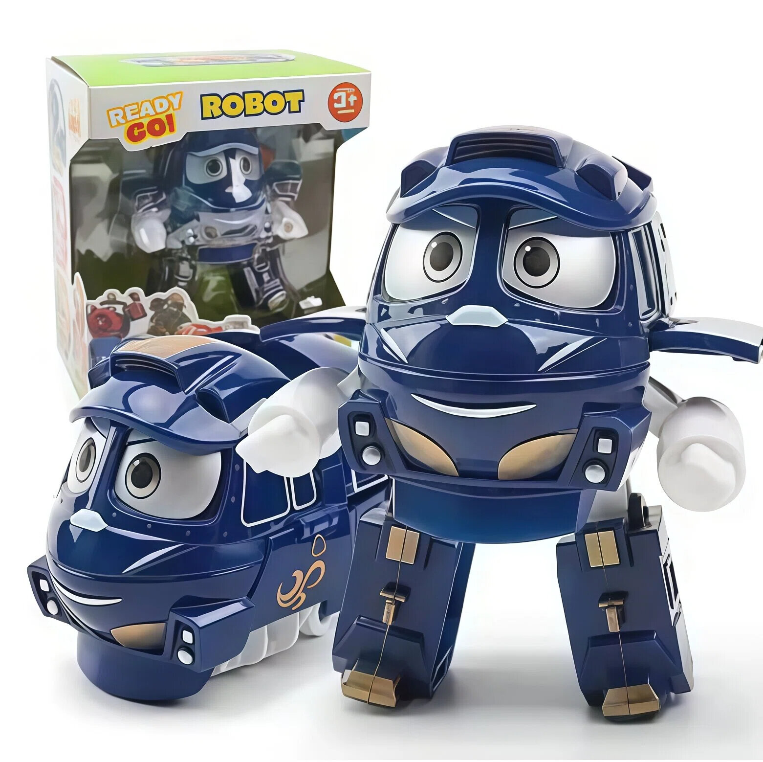 Игрушка трансформер "Кей/Kay", из мультсериала "Роботы-поезда", пластик, 5 форм