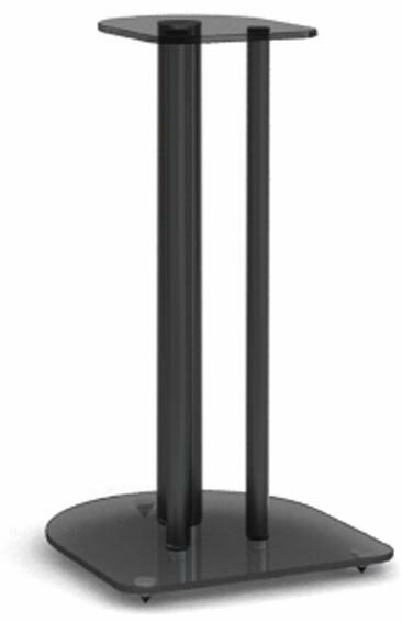 Стойки под акустику MD 203-600 черные опоры/дымчатое стекло, в комплекте 2 шт.