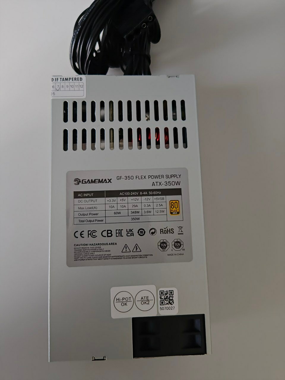 Блок питания GAMEMAX GF-350W, FLEX (для моноблоков)