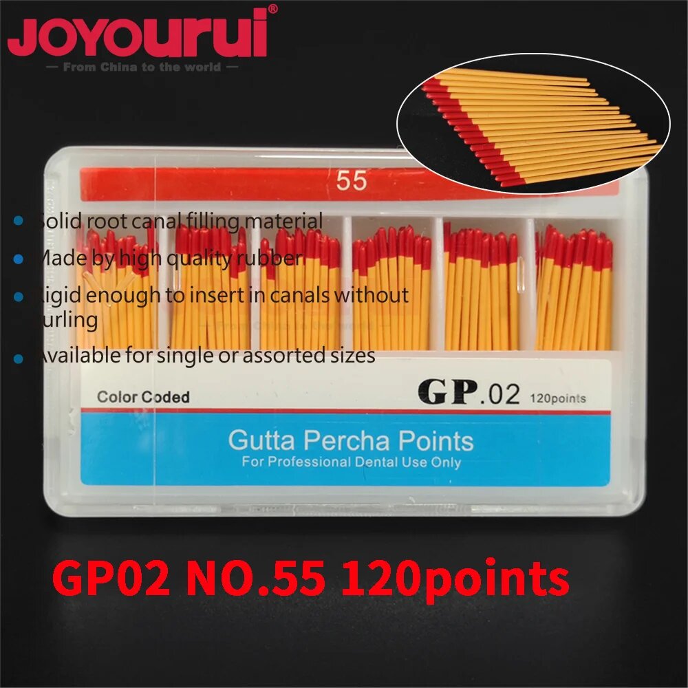 JOYOURUI Gutta Percha GP02 No.55 120шт