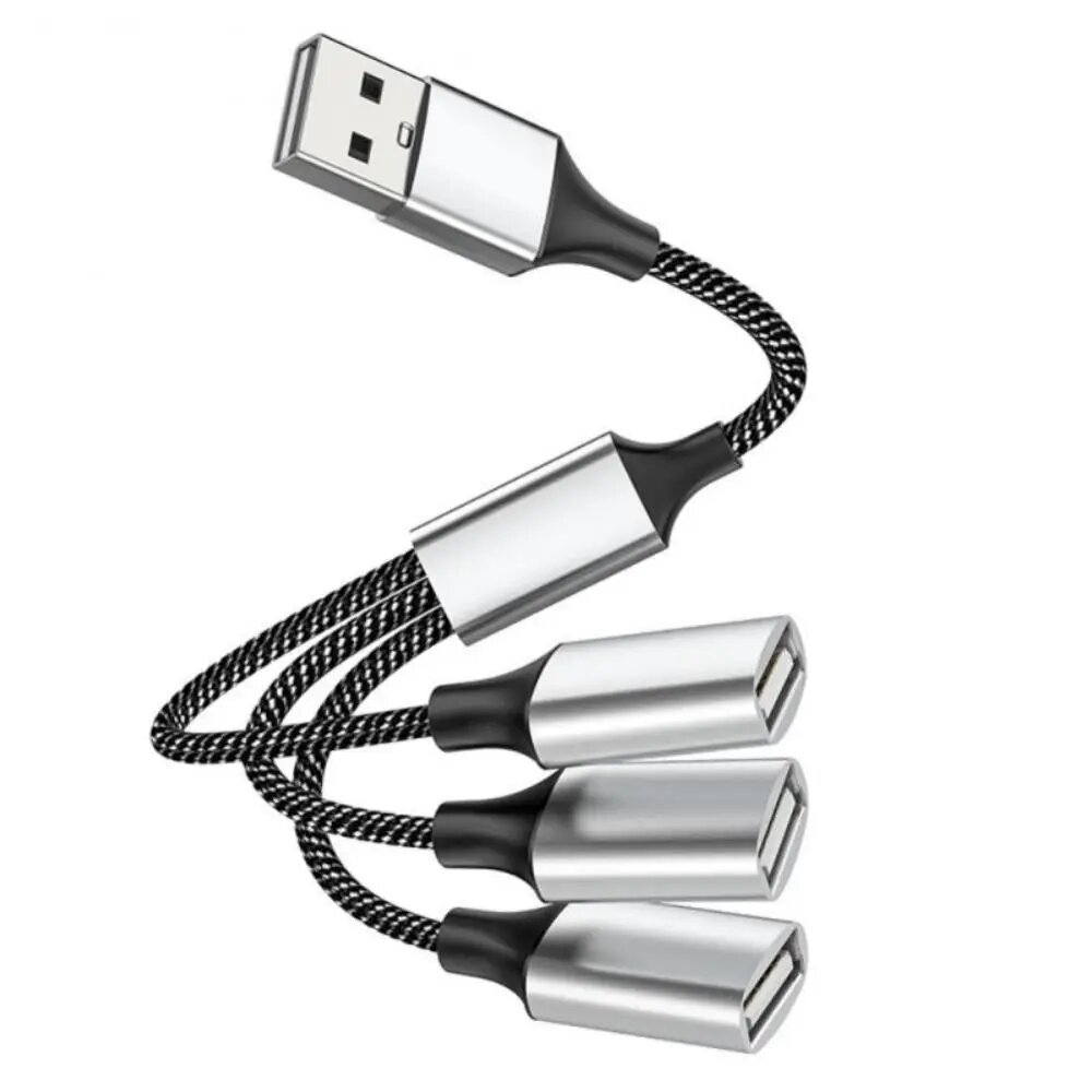 USB OTG адаптер 3 в 1 Type-C