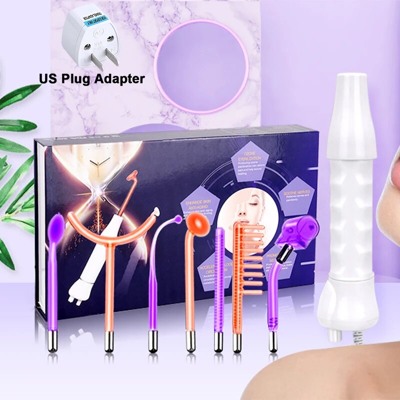 Высокочастотная косметологическая машина Meifuly 7 в 1, US Plug