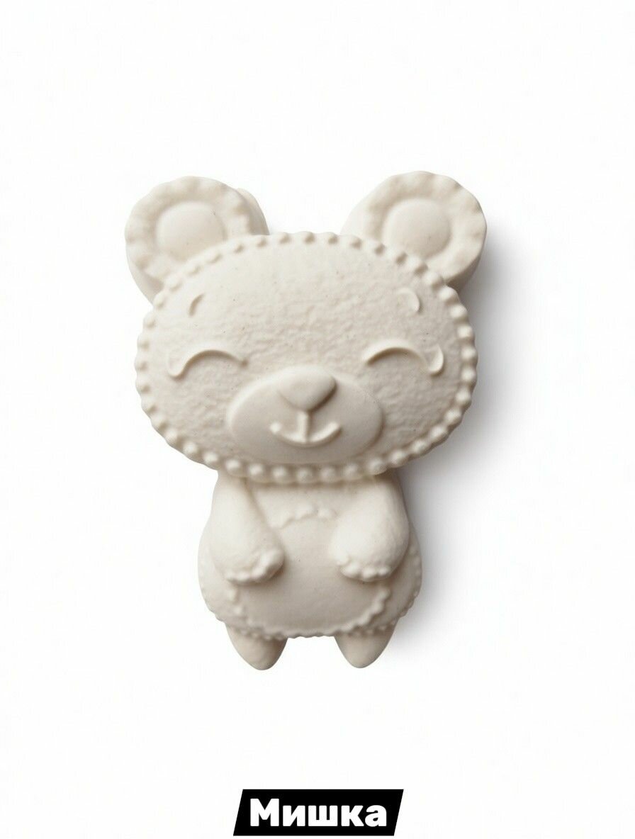 Фигурка барельеф-заготовка для творчества Мишка