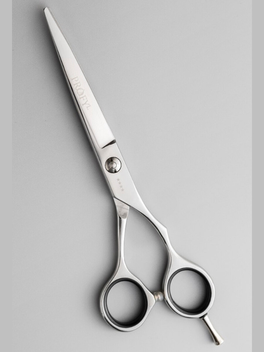 Прямые ножницы PROFYLAB (Profy-L) 6.0" R22-60 парикмахерские профессиональные для стрижки волос для салонов красоты