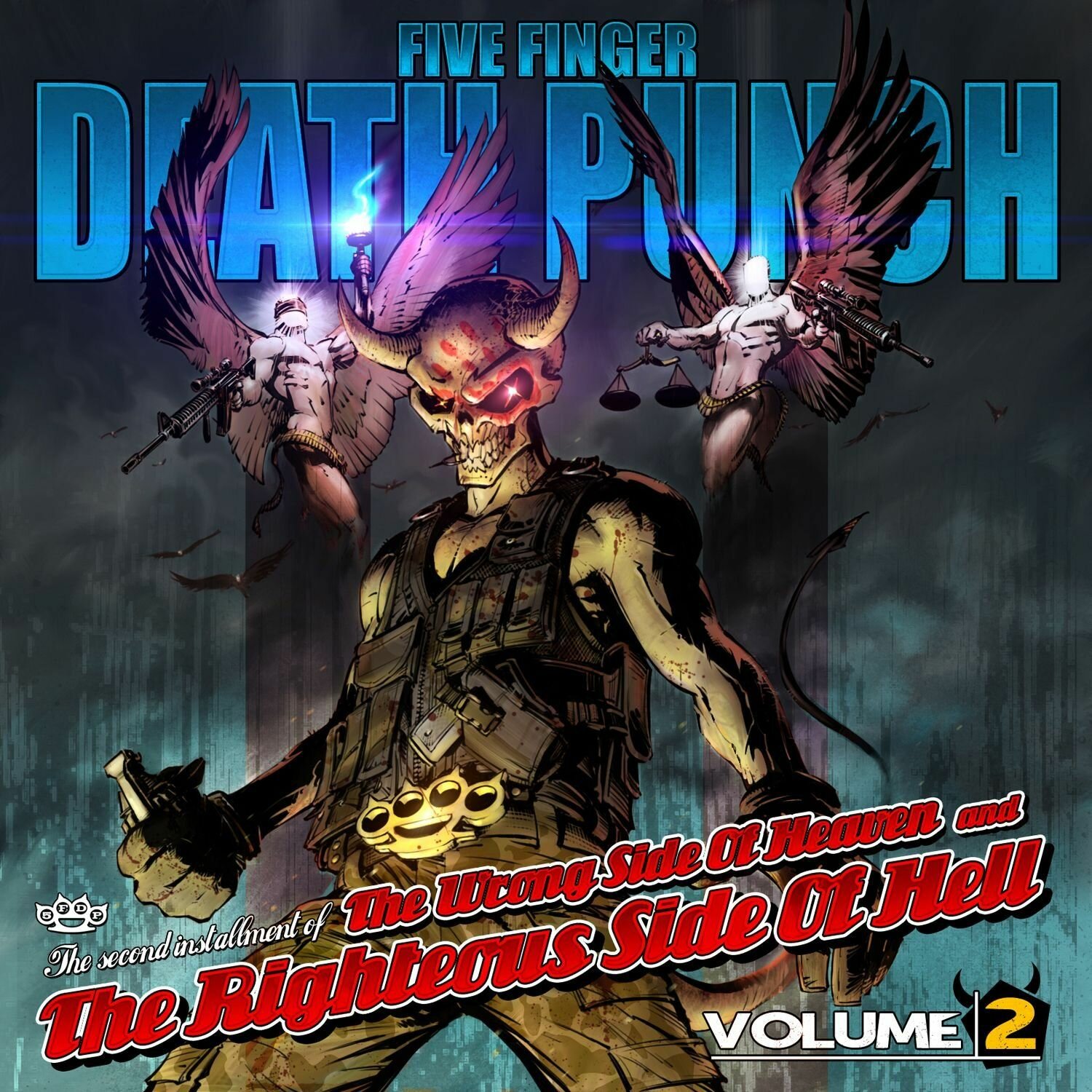 Five Finger Death Punch. The Wrong Side Of Heaven And The Righteous Side Of Hell, Vol.2 (2LP Gatefold/Gold Vinyl/Виниловая пластинка)
