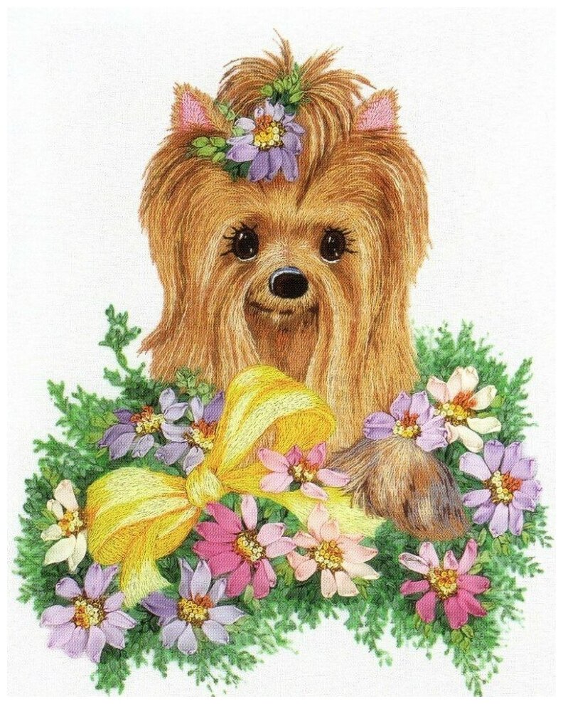 Набор для вышивания Панна #JK-2006 Джессика, Гладь, 22 x 27 см