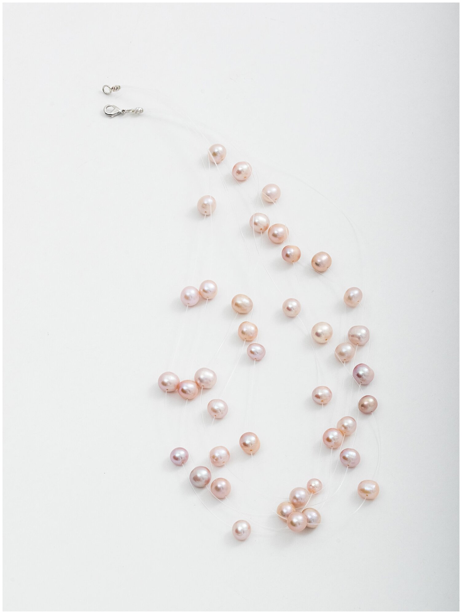 Колье, жемчуг пресноводный культивированный