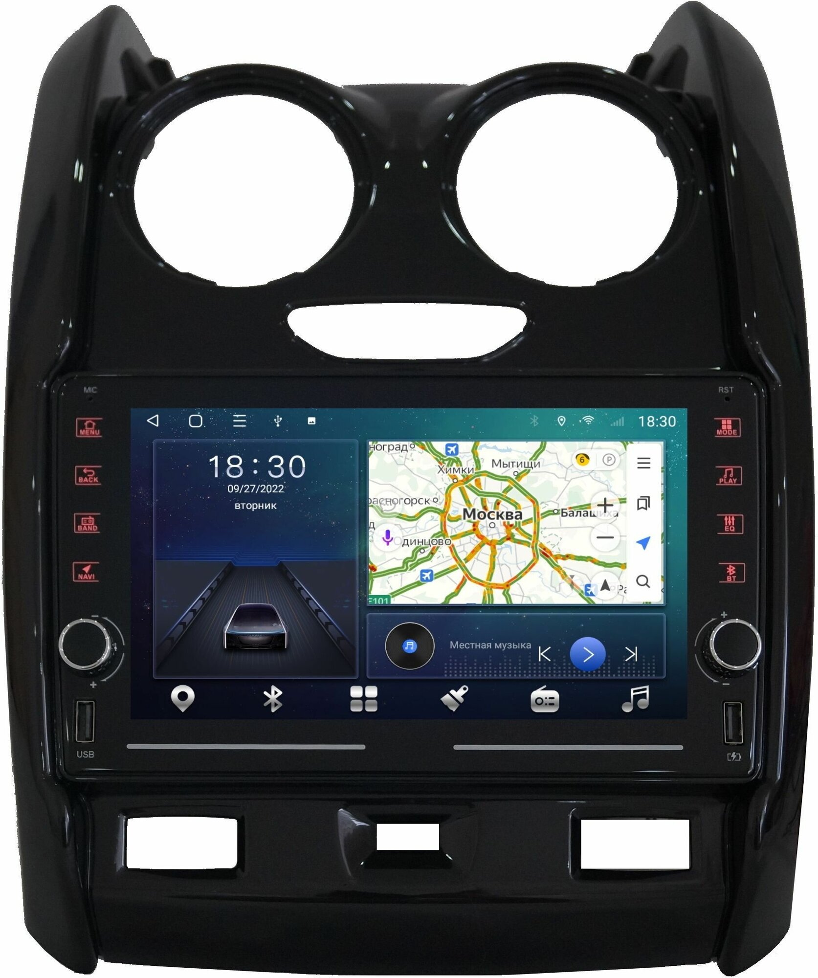 Магнитола R320 Lada Largus 2 2021-2025 с Android 13, 4/64Gb память, 8 ядерный процессор, Carplay, DSP, 4G модем (Sim)