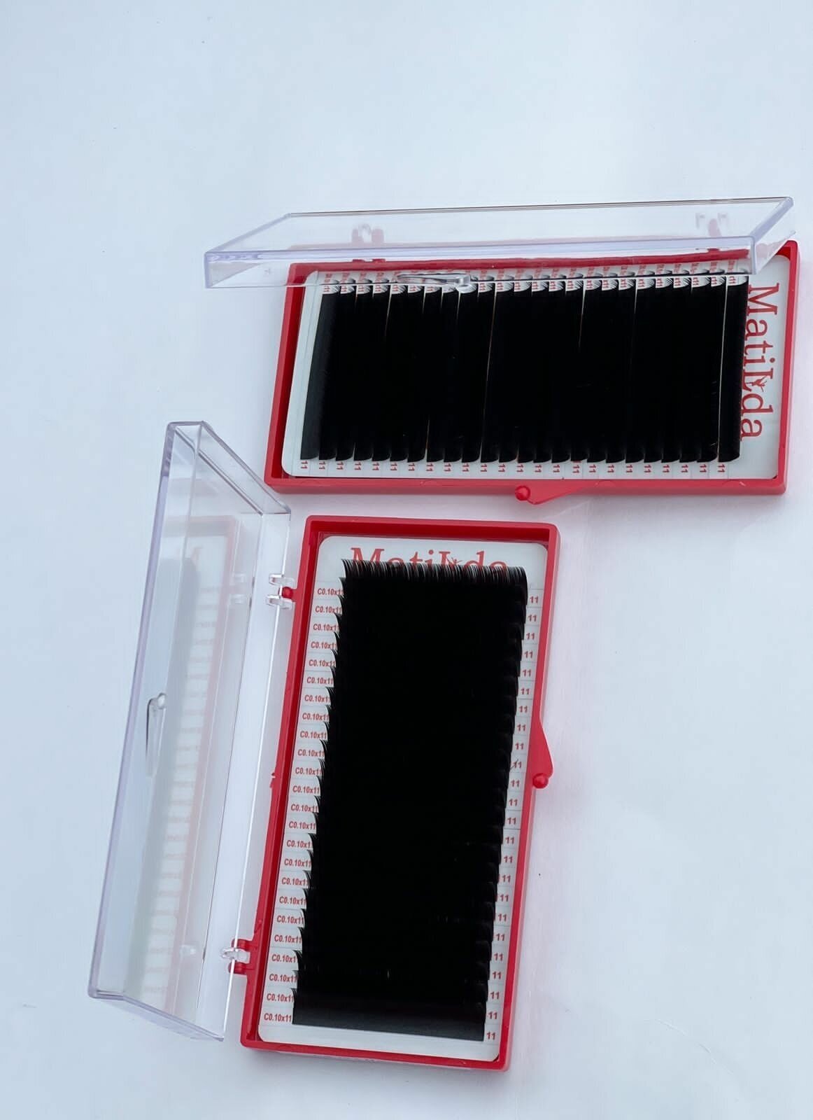 MATILDA /Ресницы для наращивания MIX 24 линии/ изгиб D 10 длина 08-15 мм