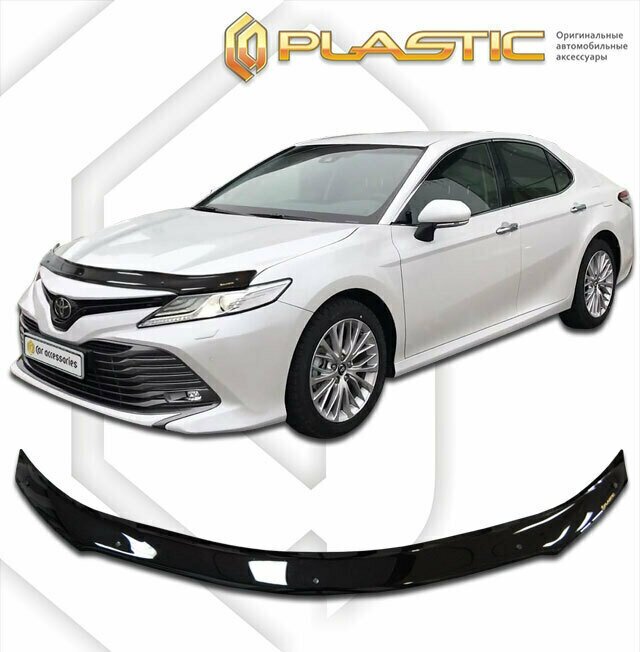 Дефлектор капота Classic черный Toyota Camry Год выпуска 2018-н. в.