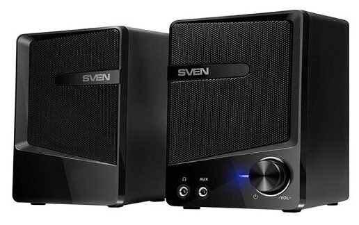 Колонки Sven SV-016333 248 чёрные, 2.0