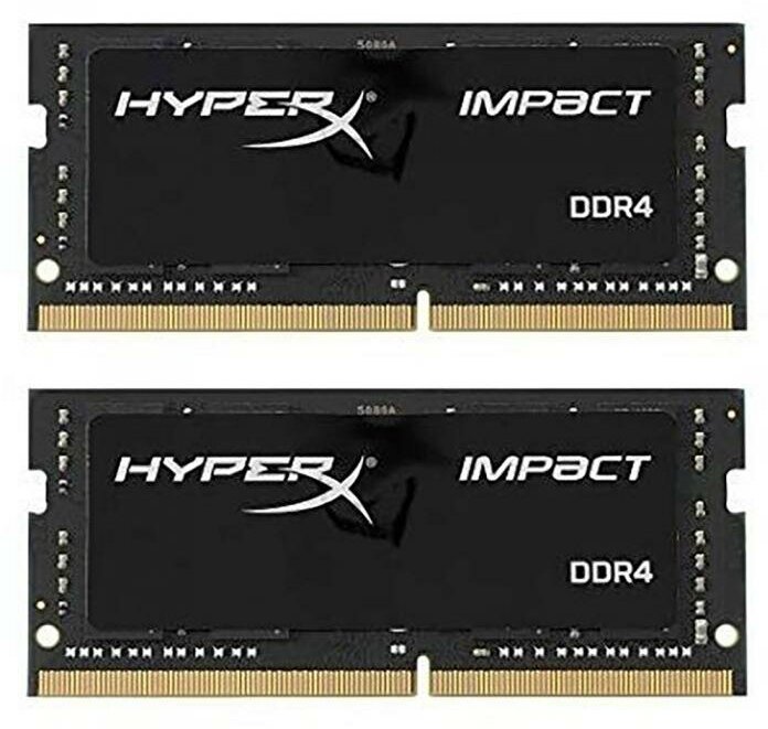 Оперативная память SO-DIMM Kingston FURY Impact Black DDR4 16Gb (2x8GB) 3200MHz (KF432S20IBK2/16)