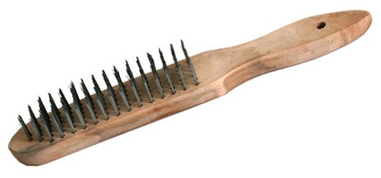 Коршетка ручная ugo loks 6‑рядная деревянная ручка