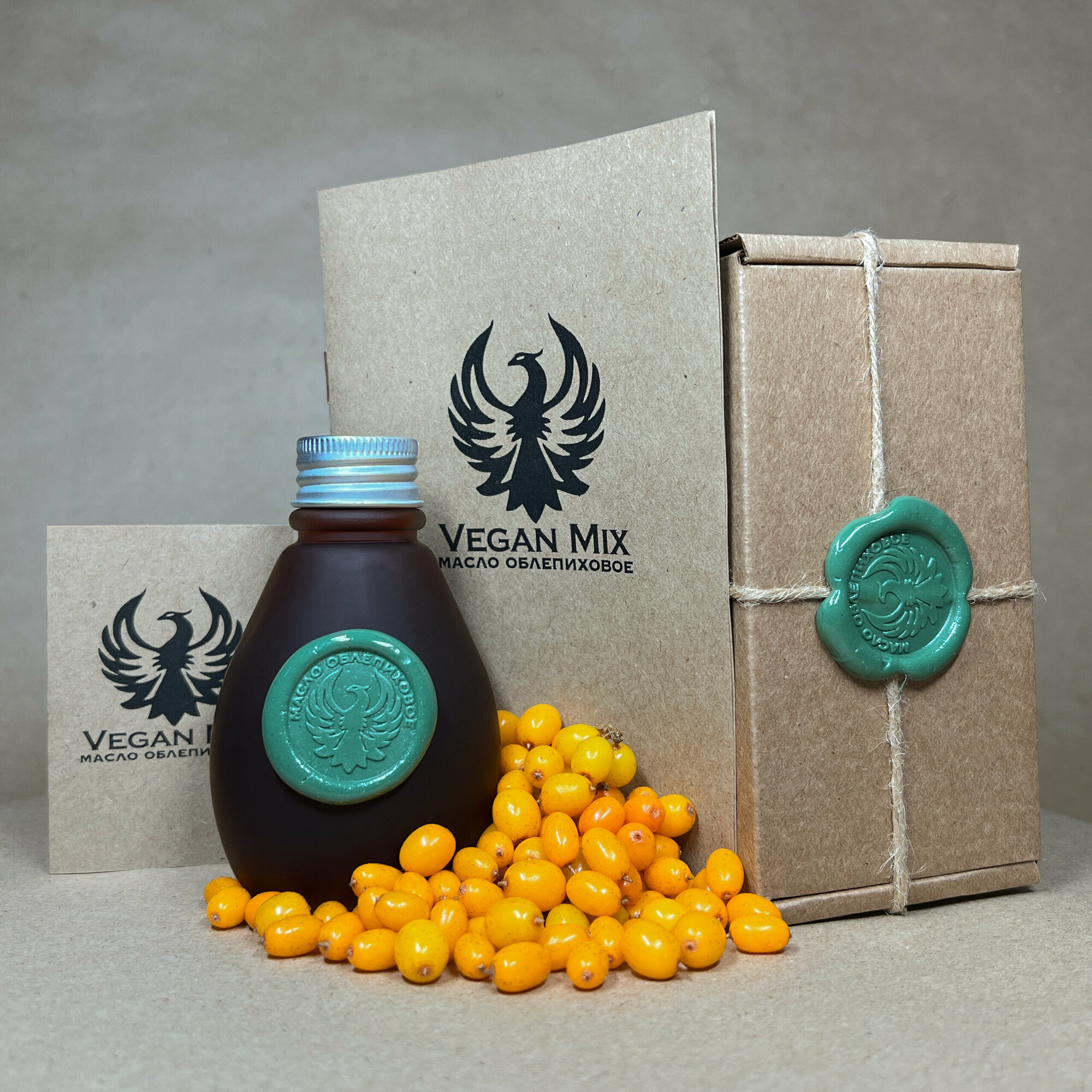 Масло облепиховое первого холодного отжима Vegan Mix 15 мл