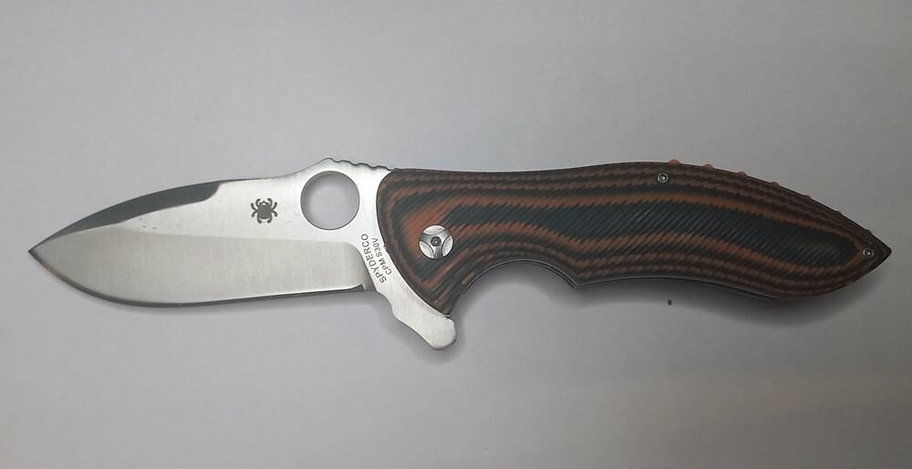 Складной туристический нож CPM S30V, длина лезвия 9 см