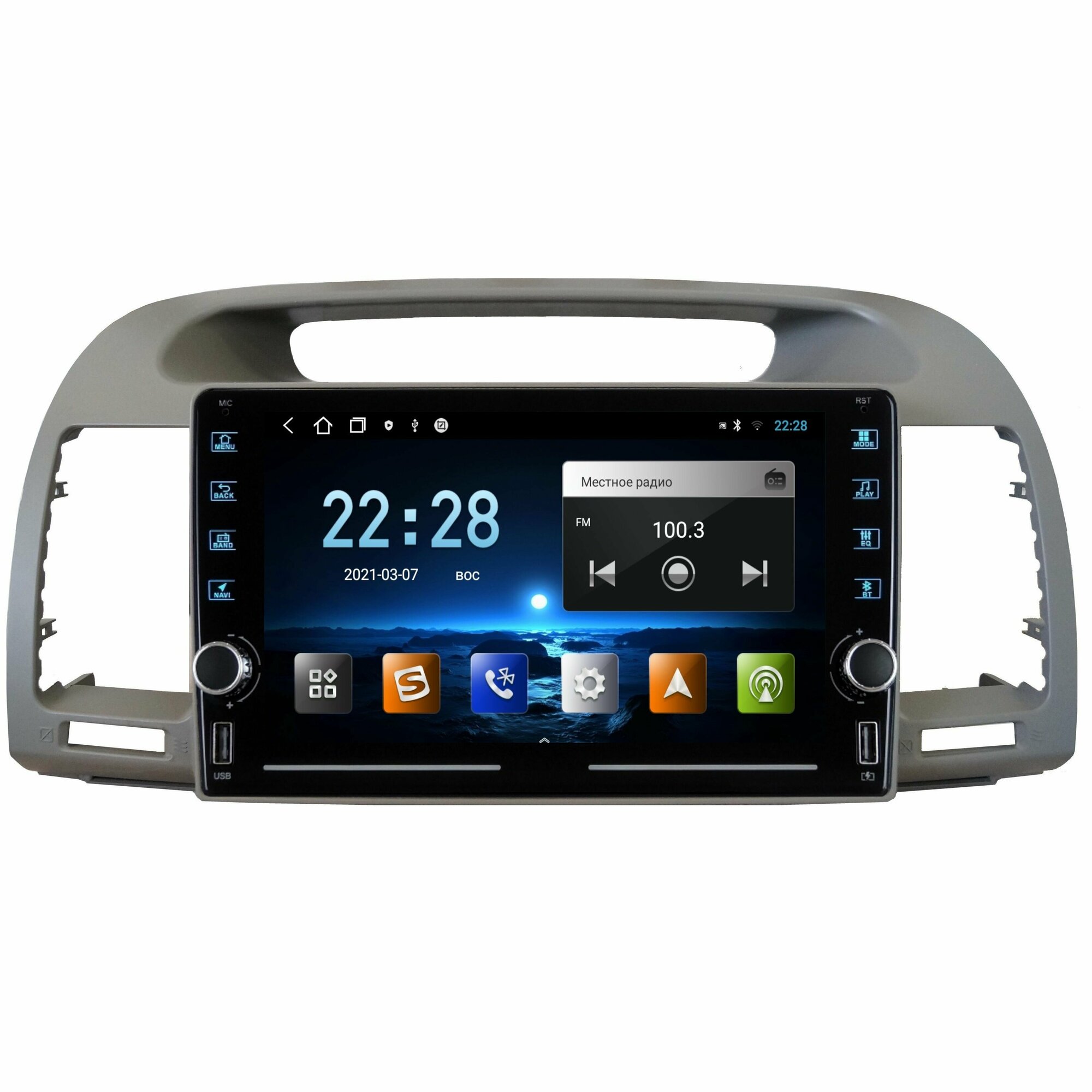 Магнитола R320 Тойота Камри 30 Toyota Camry 1999-2006 - Android 12 - IPS экран