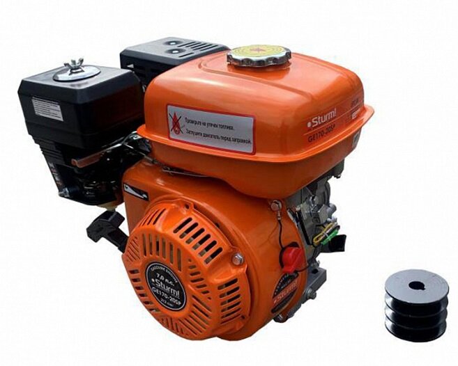 Бензиновый 4Т двигатель 7 л. с. Sturm GE170-20SP