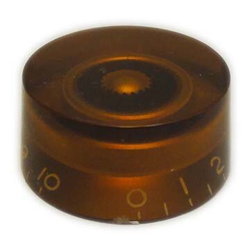 Ручка потенциометра Hosco KA-110, Speed style, метрическая, янтарная