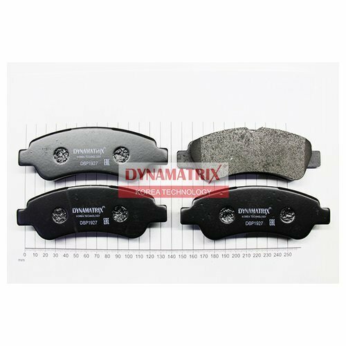 Комплект задних тормозных колодок Dynamatrix-Korea DBP1927 для Citroen JUMPER; Fiat DUCATO; Peugeot BOXER