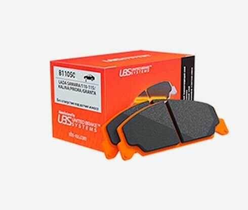 Передние тормозные колодки UBS на Mazda 6 (2012 - н. в.) 2.0л / 2.5л / 2.2D ZIB1112009