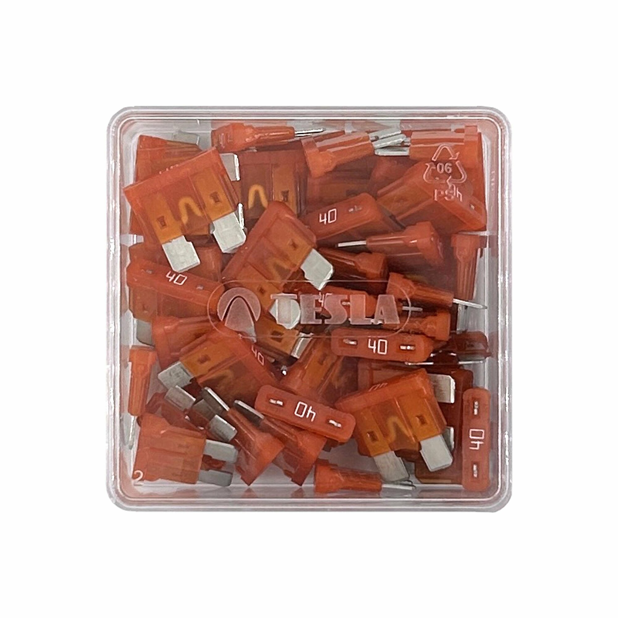 Предохранители плоские 40 А, 50 шт. - Tesla Blatna арт. FT00.040.050