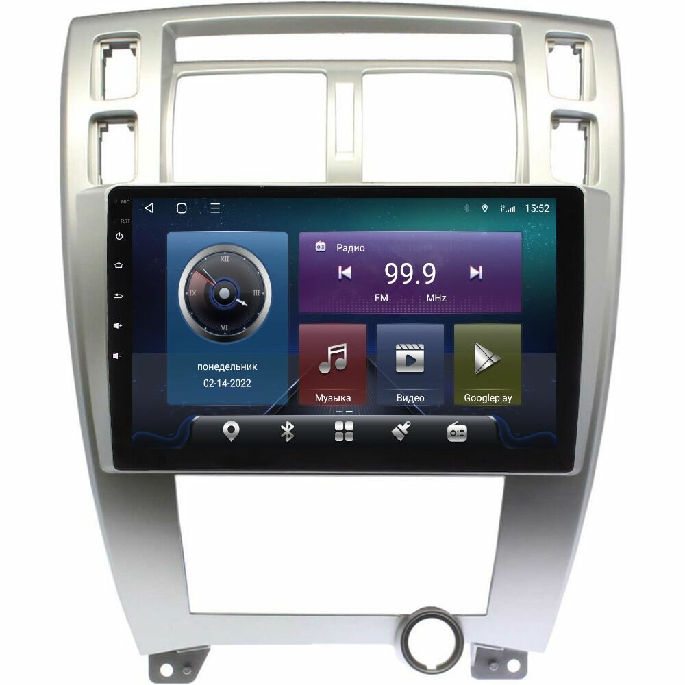 Магнитола CRS-300 Hyundai Tucson JM 2004-2010 с Android 13, Процессор 8 ядер, Память 6+128Gb, Carplay, DSP, 4G(Sim)