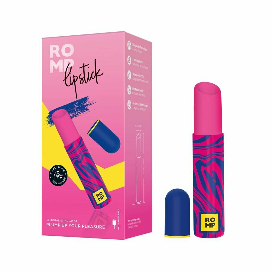 WOW Tech Бесконтактный клиторальный стимулятор Romp Lipstick Клиторальные стимуляторы