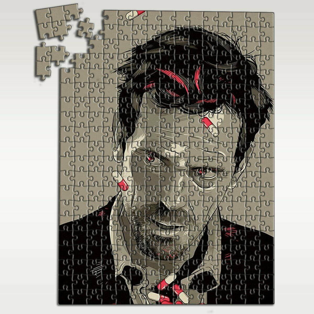 Пазл картонный А3: модель сериал Доктор Хаус - 8716 П