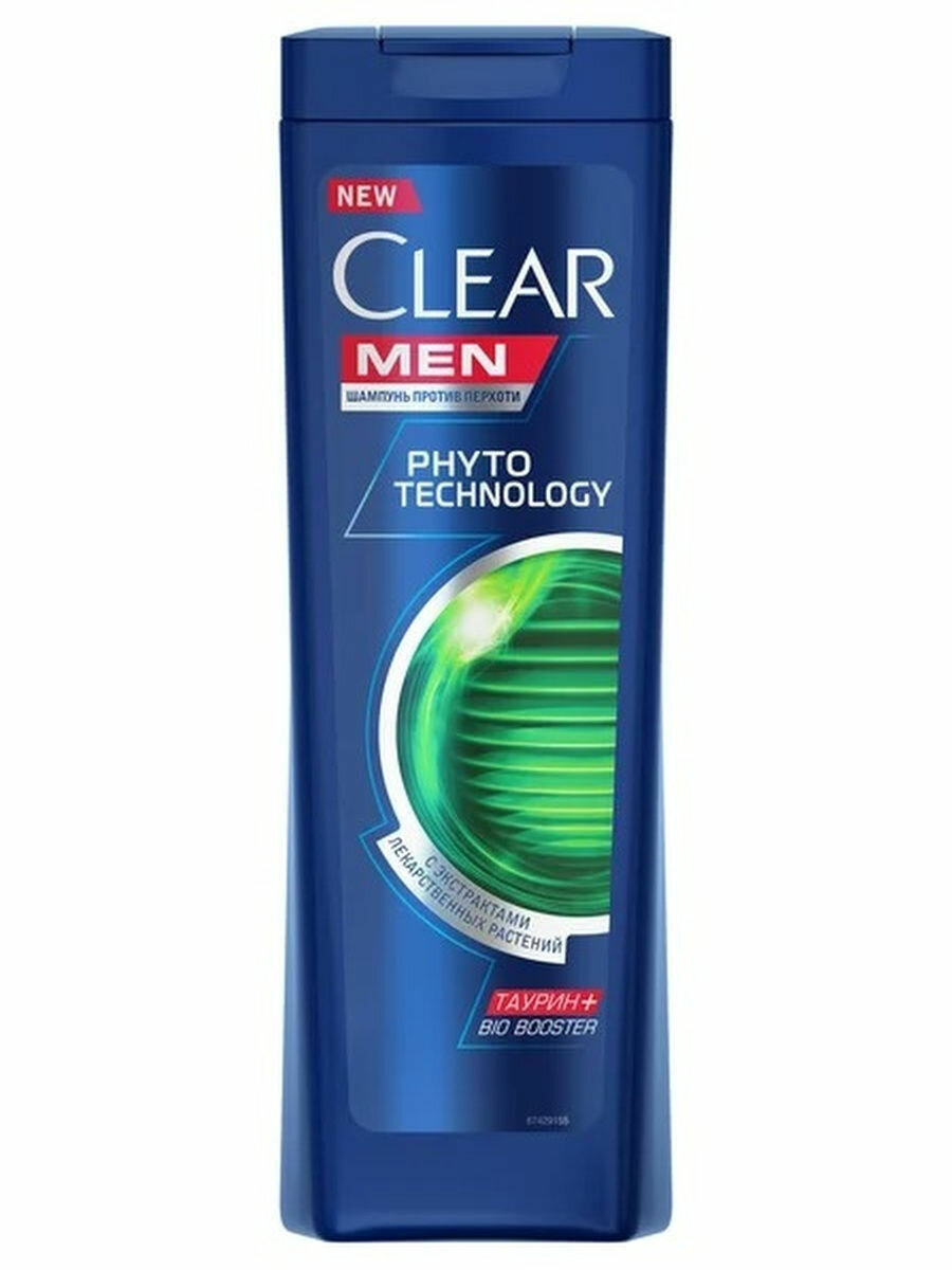 Clear Шампунь для мужчин Men Phytotechnology, 400 мл/