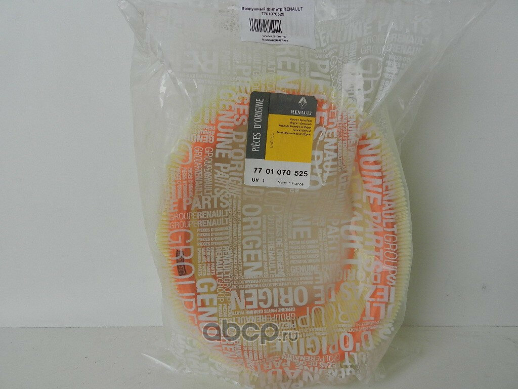 RENAULT 7701070525 Фильтр воздушный