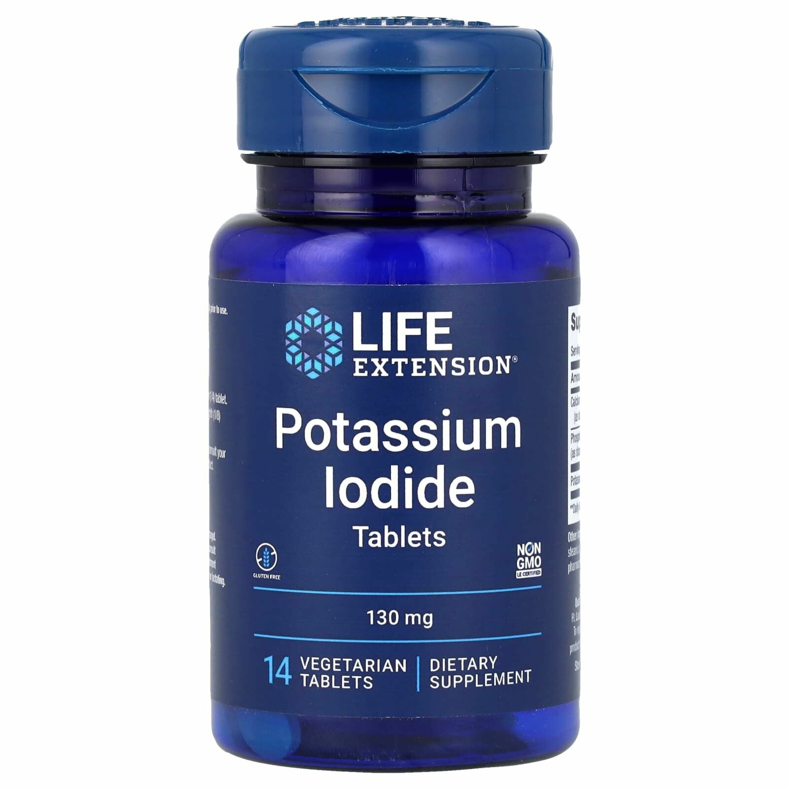 Life Extension Йодид калия, Potassium Iodide 130 мг 14 таблеток