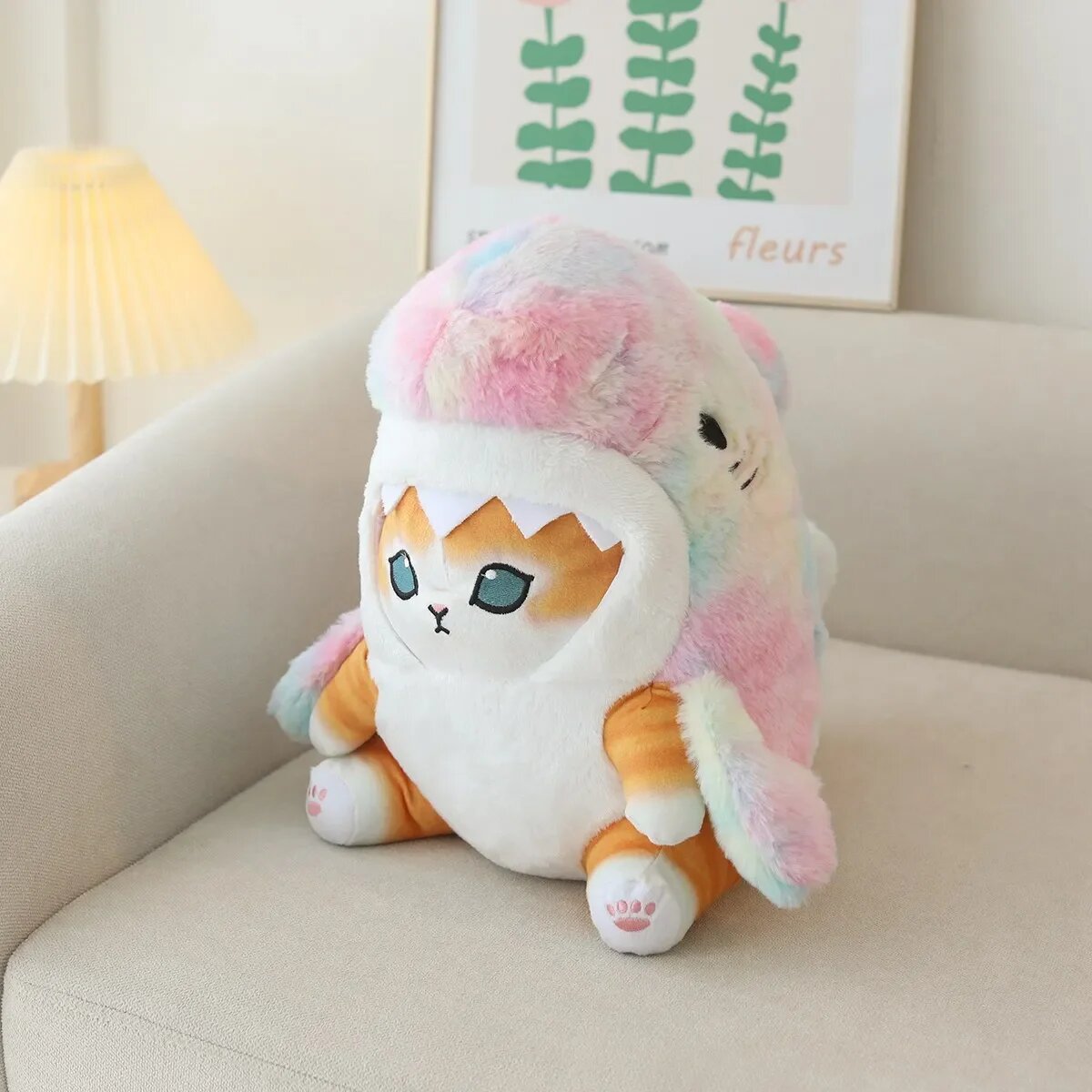 Kawaii Shark Cat Plush Toy