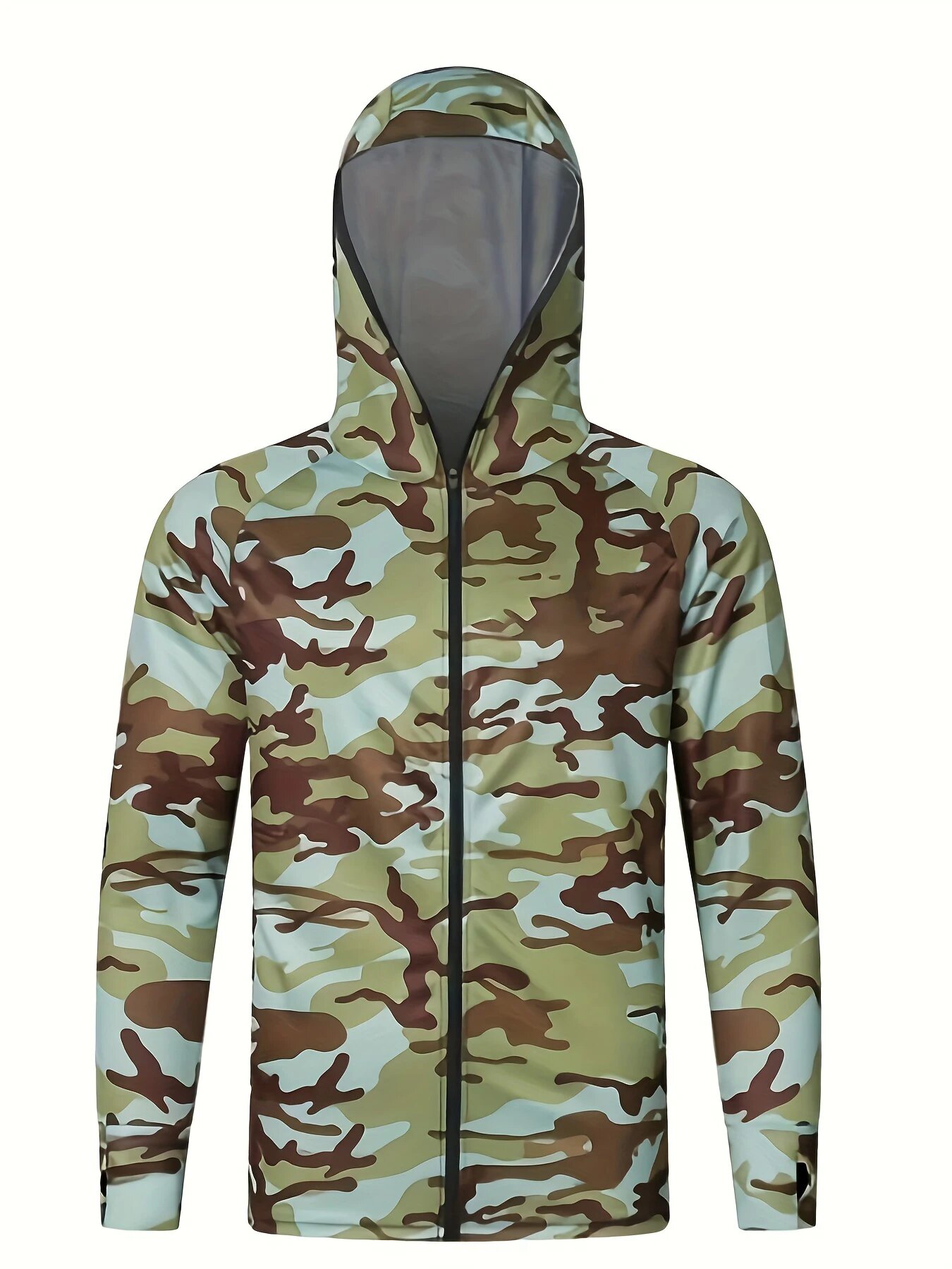 Куртка камуфляжная с капюшоном, XL, dymc-3, UPF 50+