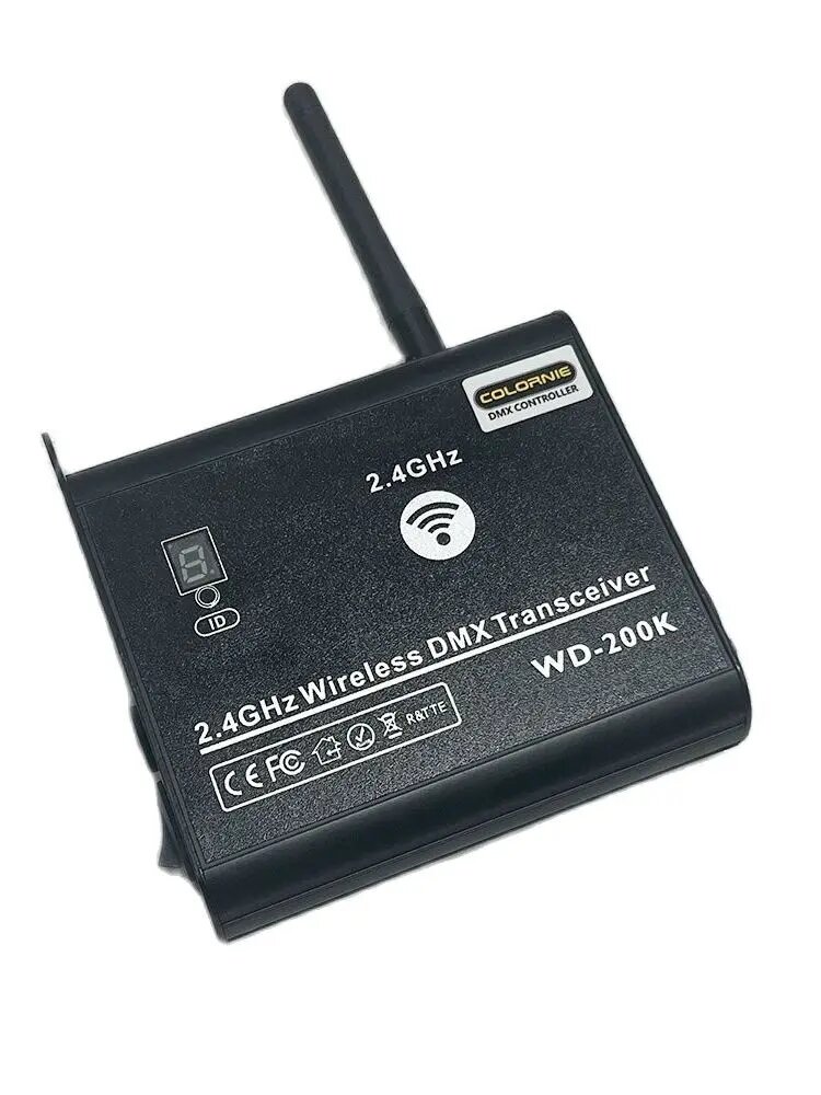 COLORNIE 2.4ГГц Беспроводной DMX Трансивер WD-200K EU Plug
