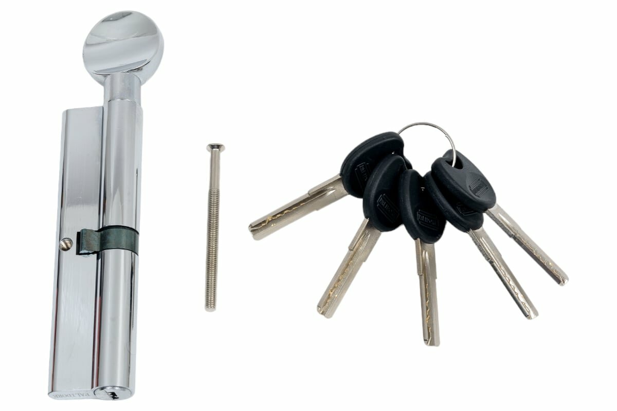 PALIDORE Цилиндр 120PС 60/60С ключ/завертка (хром блестящий) 98760912