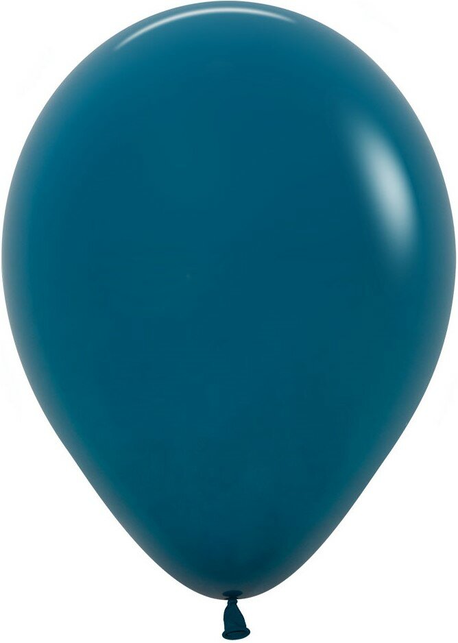Шар (5'/13 см) Глубокий бирюзовый (035), пастель, 100 шт.