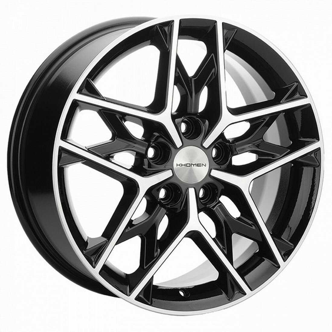 Колесный диск Khomen Wheels KHW1709 7x17 5x110 ET45 67,1 Black литой для автомобиля