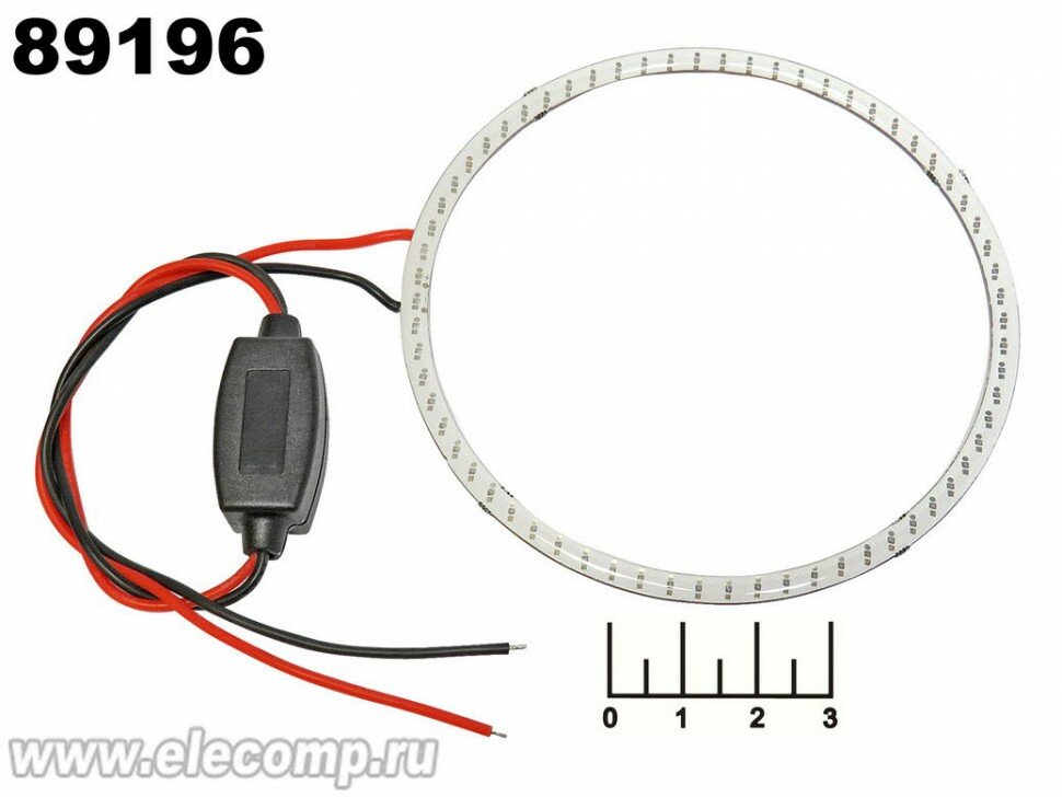 LED Angel Eyes 9см 12V красный