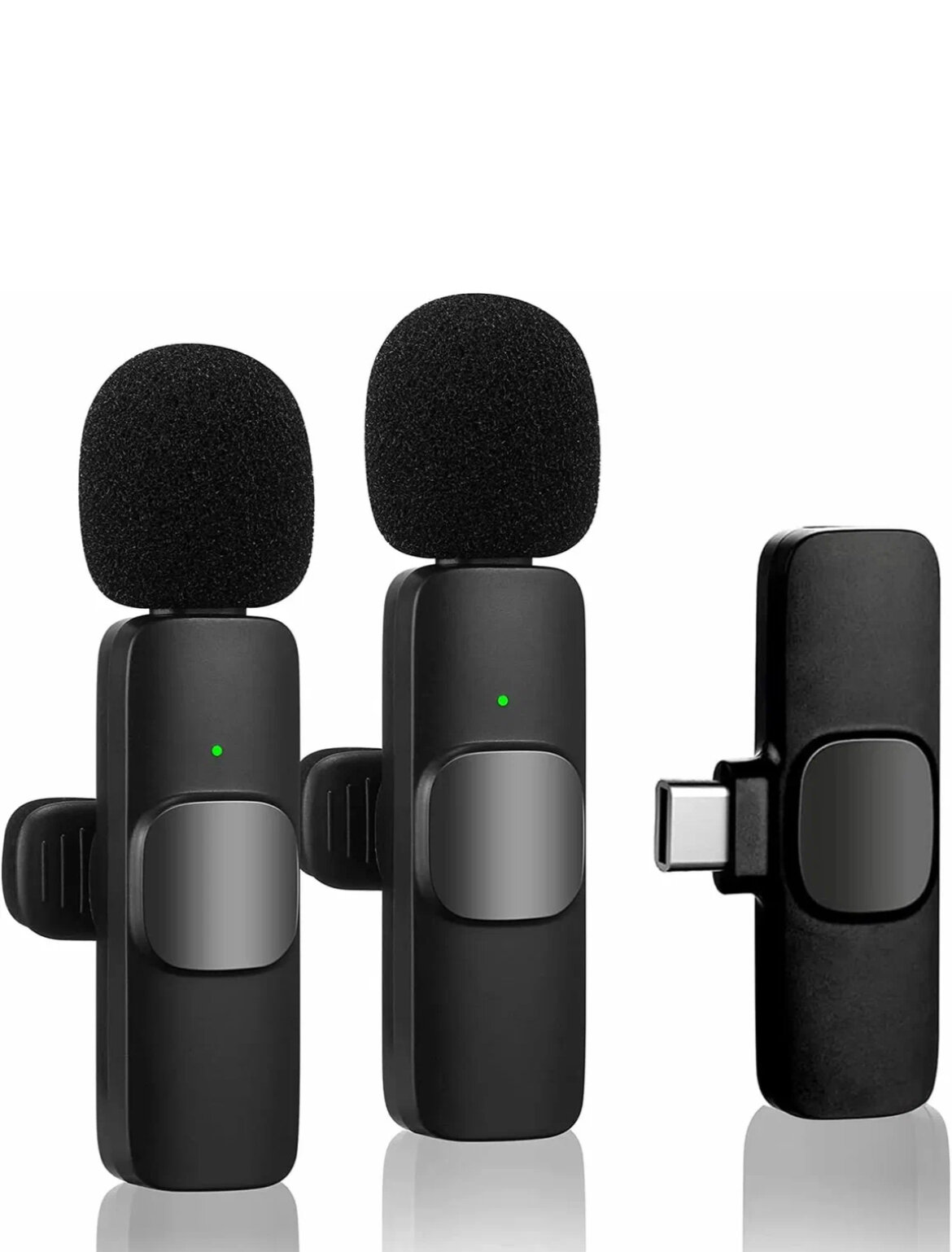 Беспроводной петличный микрофон 2 шт K9 для Android, с шумоподавлением