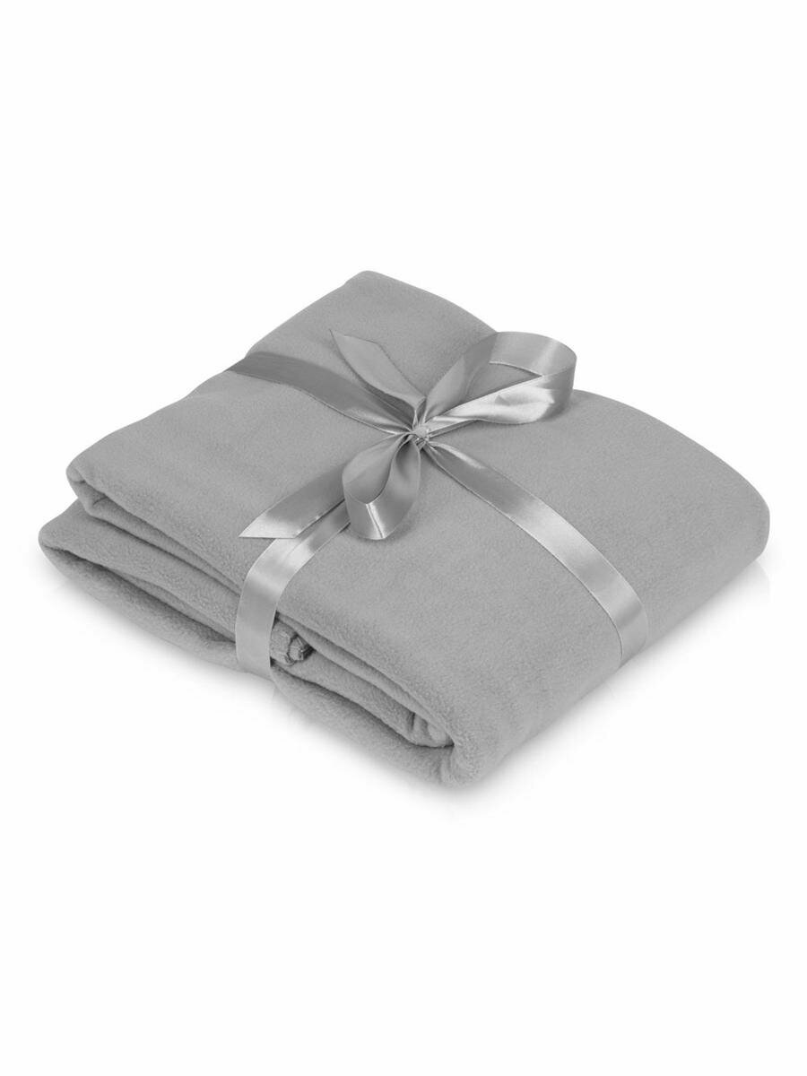 Плед Oasis «Dolly» флисовый, двухсторонний, 130 х 150 см, серый