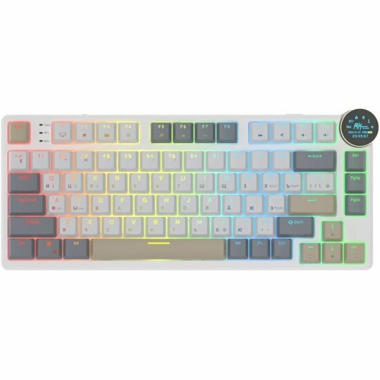 Клавиатура механическая Royal Kludge RK N80 Pearly Dawn (switch RK Red)