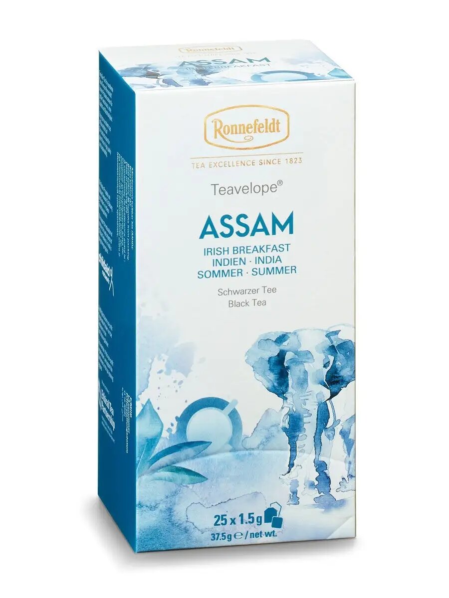 Чай Teavelope черный "Assam"(Ассам) (25шт *1,5гр), 37,5гр