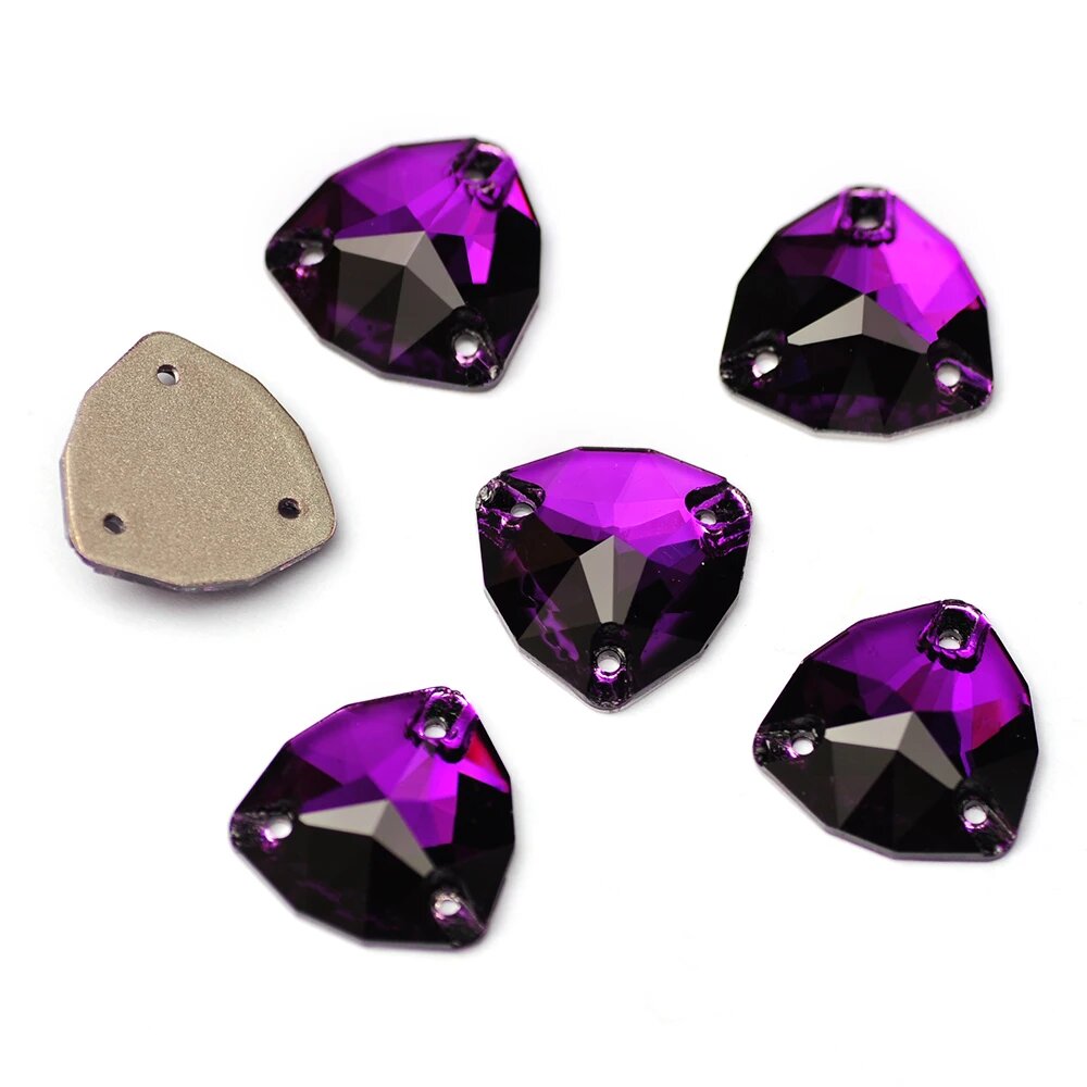 YANRUO стеклянные стразы для рукоделия 12mm 277 24pcs