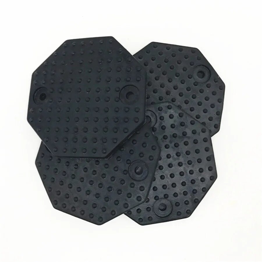 Универсальные Восьмиугольные резиновые подъемные Рычажные колодки для тяжелых условий эксплуатации, 4 шт, 135*10 мм, аксессуары для автомобильного подъемника, запчасти для подъемника, Расходные колодки