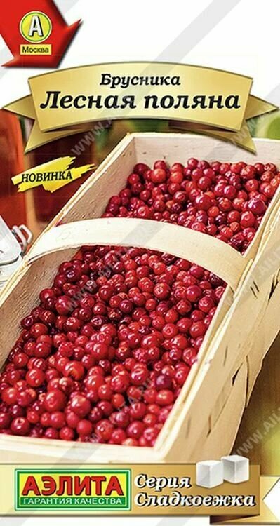 Брусника Лесная поляна (3 упаковки), семена